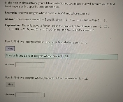 Solved In the next in-class activity, you will learn a | Chegg.com