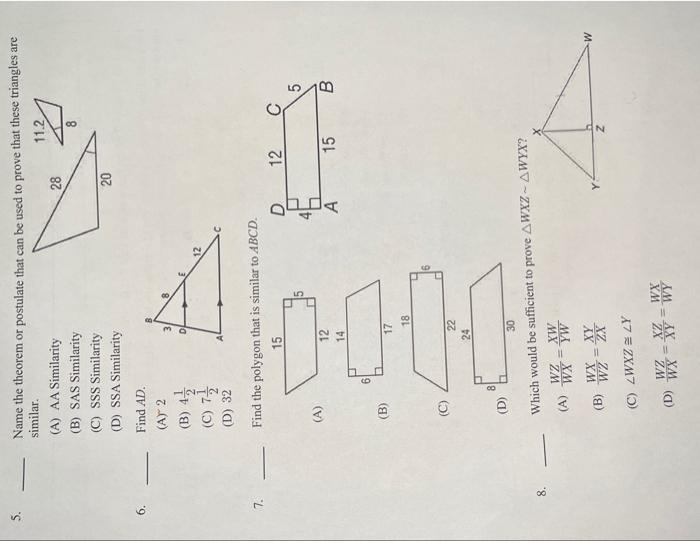 Solved Name the theorem or postulate that can be used to | Chegg.com