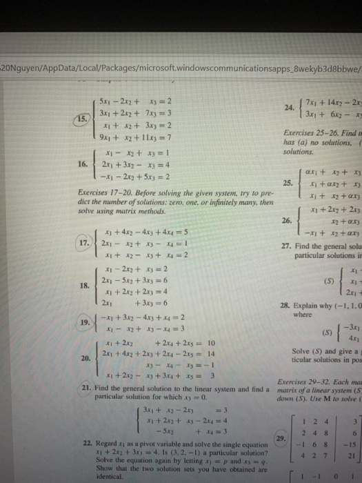 Solved / Local/Packages/microsoft | Chegg.com