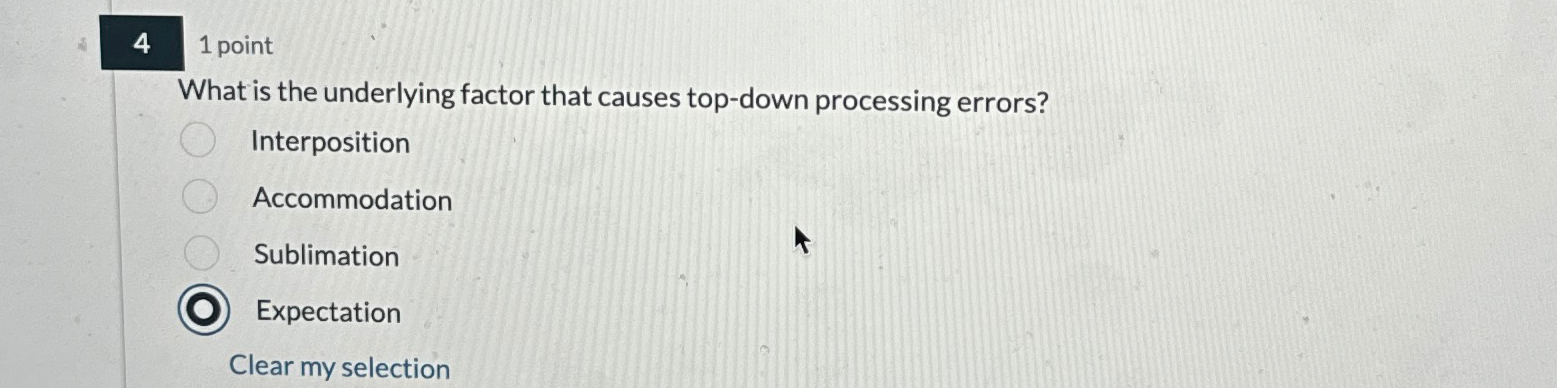 Solved 41 ﻿pointWhat is the underlying factor that causes | Chegg.com