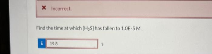The reaction of Cl2 with H2 S in aqueous solution is | Chegg.com
