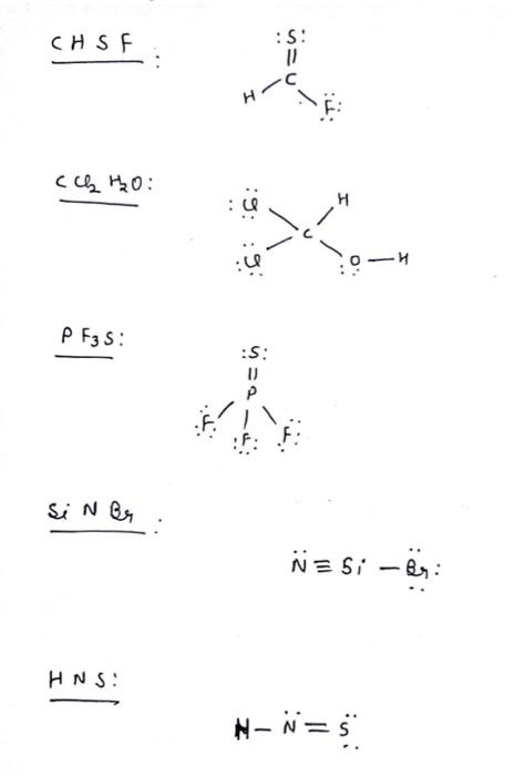 Solved CHSF :S: 11 нс T: Cch 420 H c o -H P F3S: :S: U P Si | Chegg.com