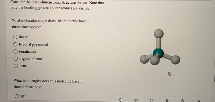 Solved Consider the three-dimensional structure shown. Note | Chegg.com