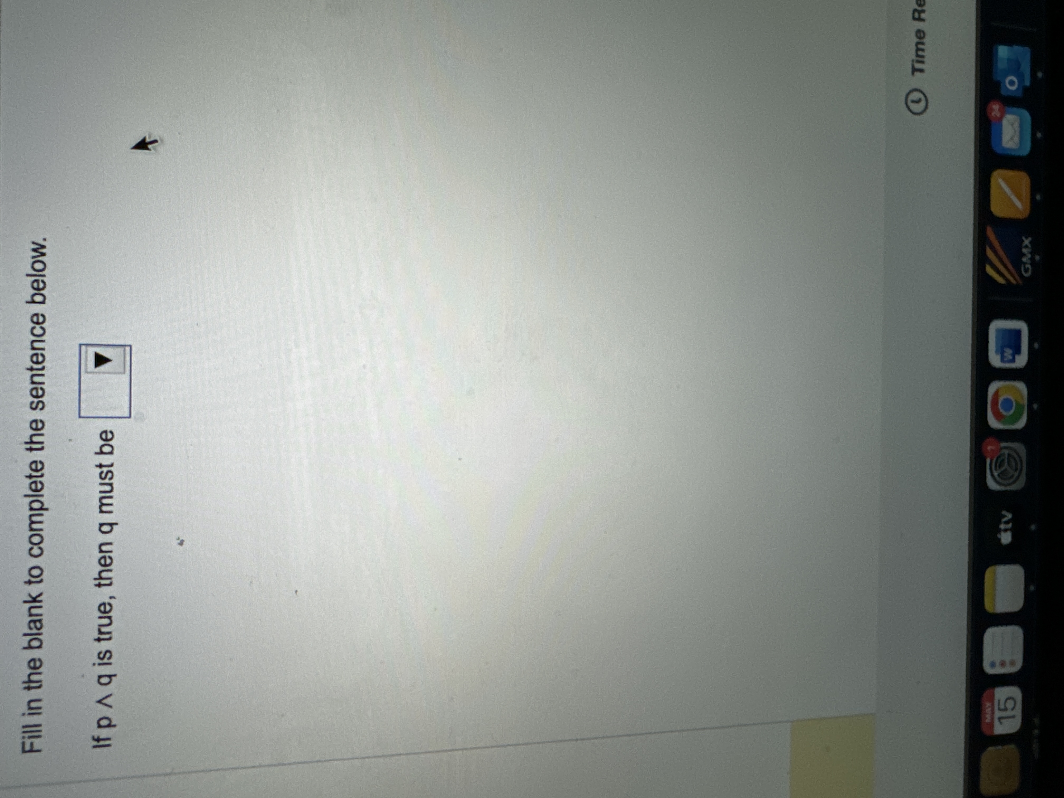 Solved Fill in the blank to complete the sentence below.If | Chegg.com