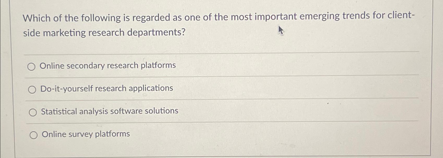 Solved Which of the following is regarded as one of the most | Chegg.com