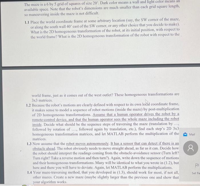 Solved A mobile robotic platform can move only straight | Chegg.com