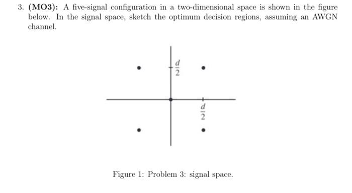 Solved 3. (MO3): A five-signal configuration in a | Chegg.com