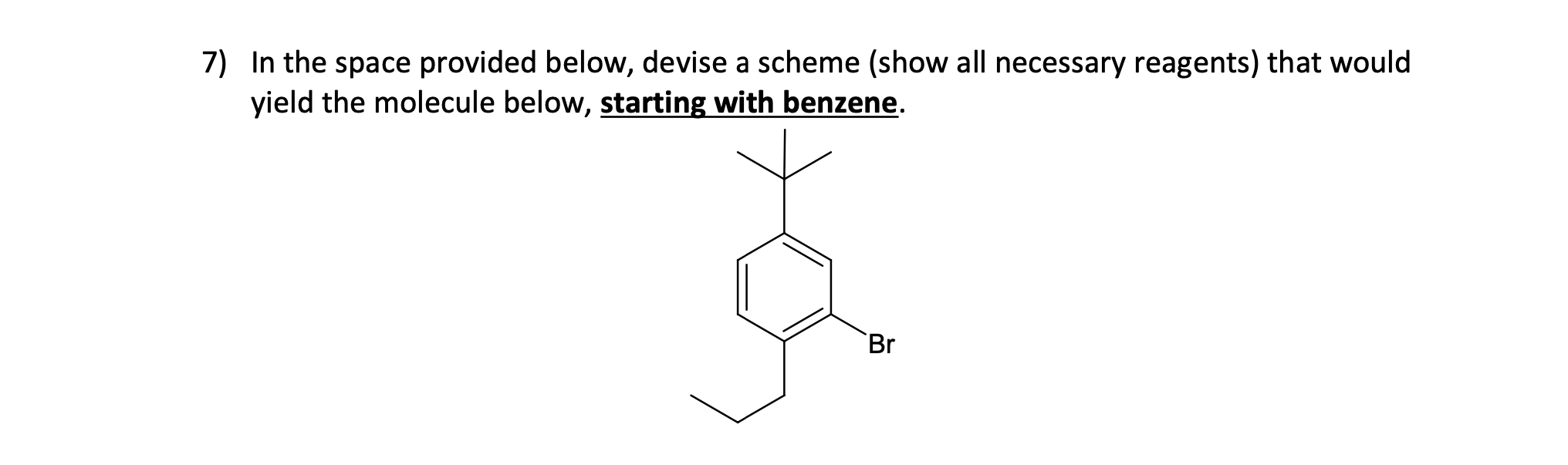 Solved 7) ﻿In the space provided below, devise a scheme | Chegg.com