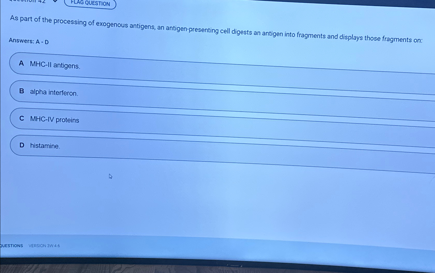 Solved FLAG QUESTIONAs part of the processing of exogenous | Chegg.com