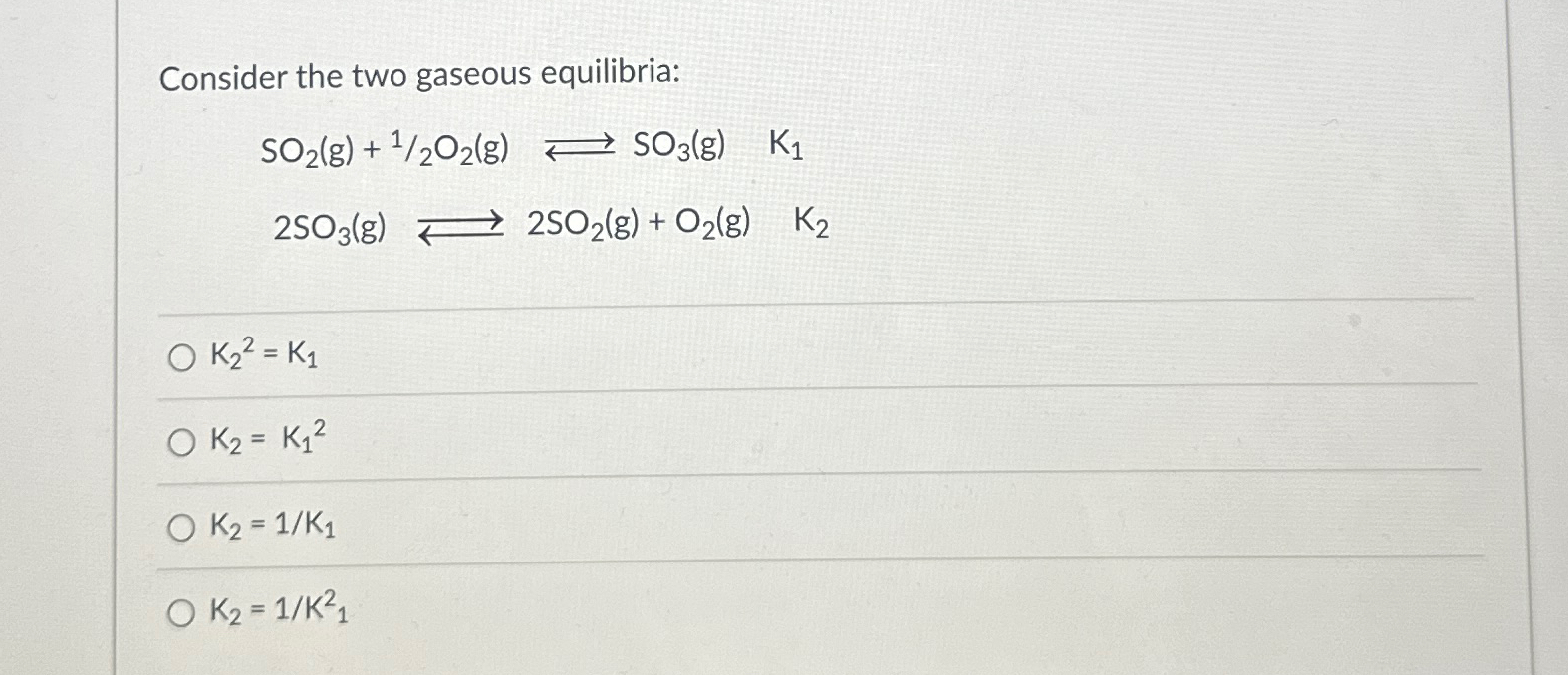 Solved Consider the two gaseous | Chegg.com