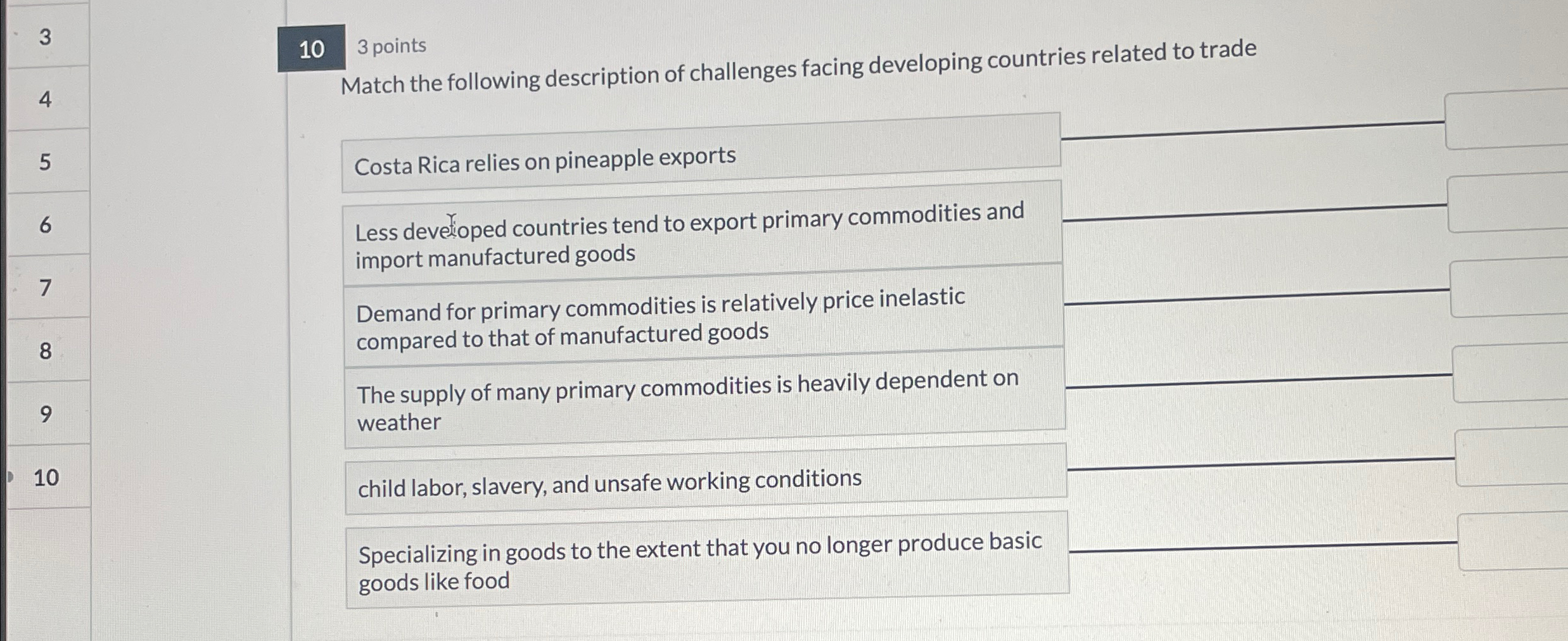 Solved 103 ﻿pointsMatch the following description of | Chegg.com