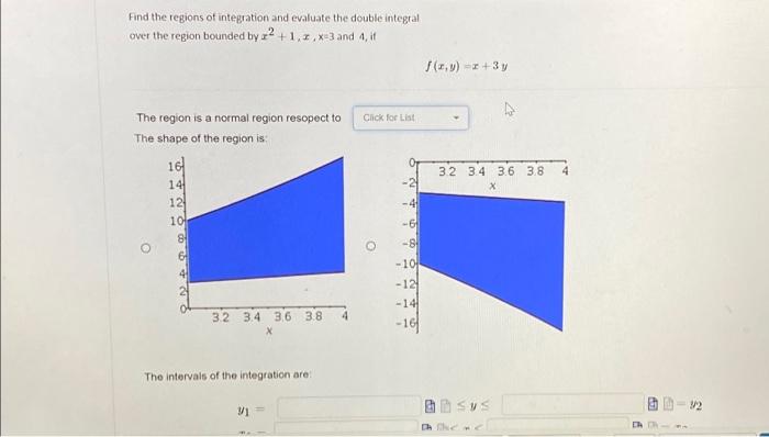Solved Find the regions of integration and evaluate the | Chegg.com
