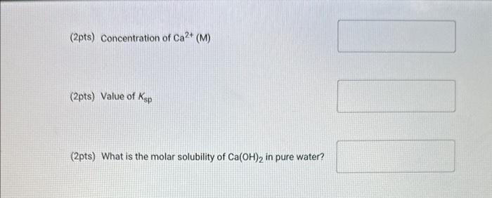 Solved Report - Determination of Solubility Product Constant | Chegg.com