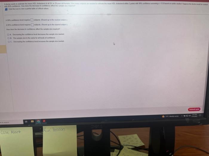 Partial Critical Value Table | Chegg.com