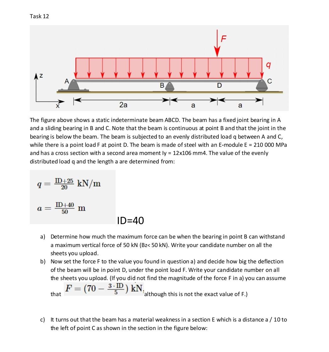 Solved Task 12 A B D 2a a The figure above shows a static | Chegg.com