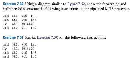 Solved Exercise 7.30 Using a diagram similar to Figure 7.52, | Chegg.com