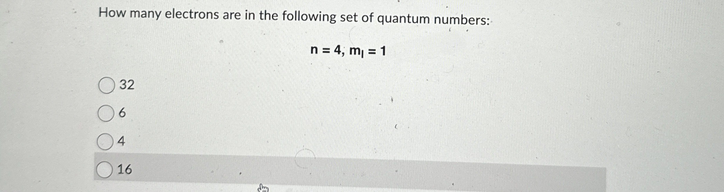 Solved How many electrons are in the following set of | Chegg.com
