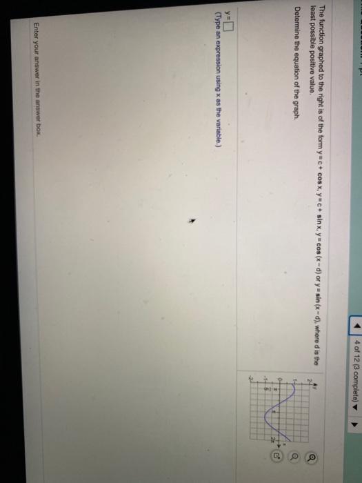 Solved Graph two periods of the given secant function 2x y | Chegg.com