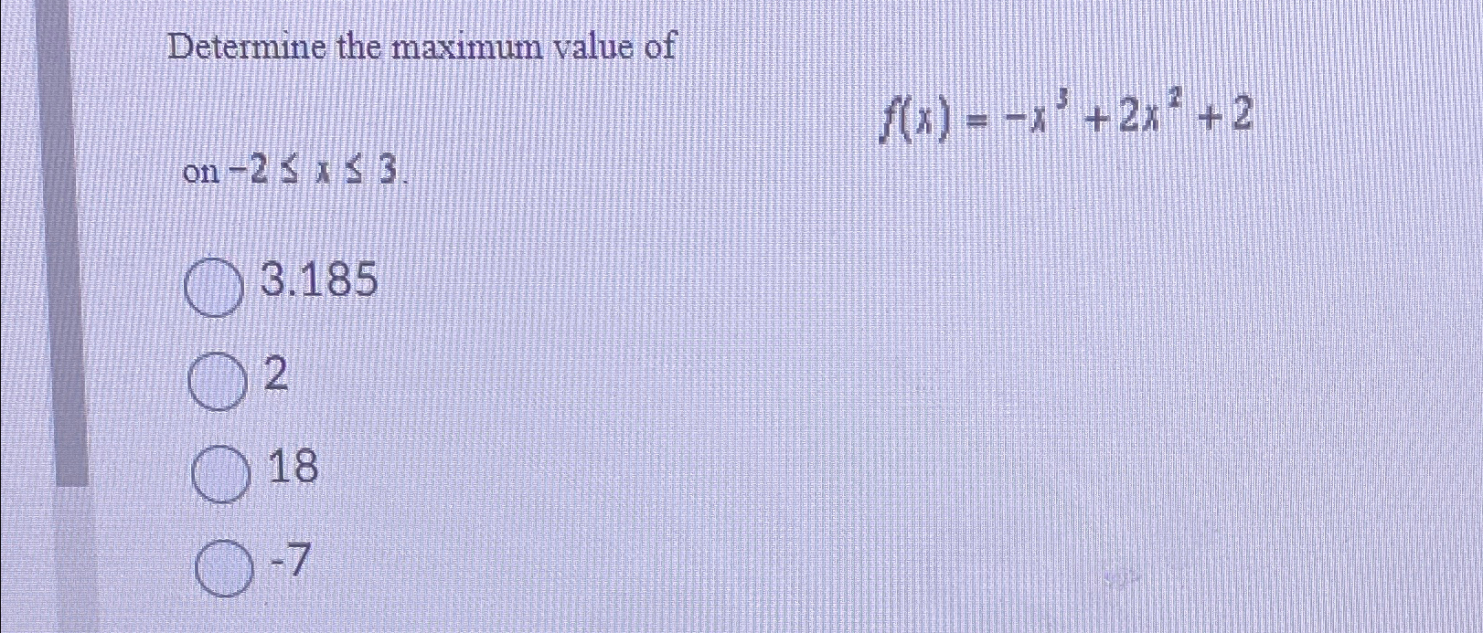 Solved Determine the maximum value of on | Chegg.com