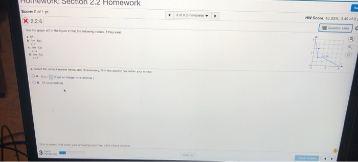 Solved ection 2.2 Homework S Score of tot 3 of 8 cm HW | Chegg.com