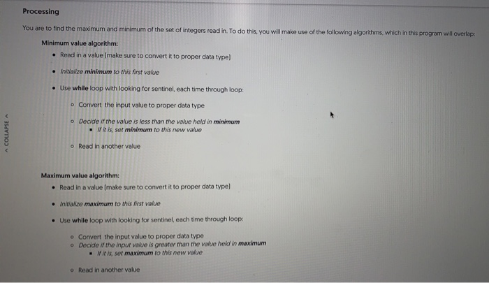 Solved POD 4: Highs and lows Instructions Today we'll carry | Chegg.com