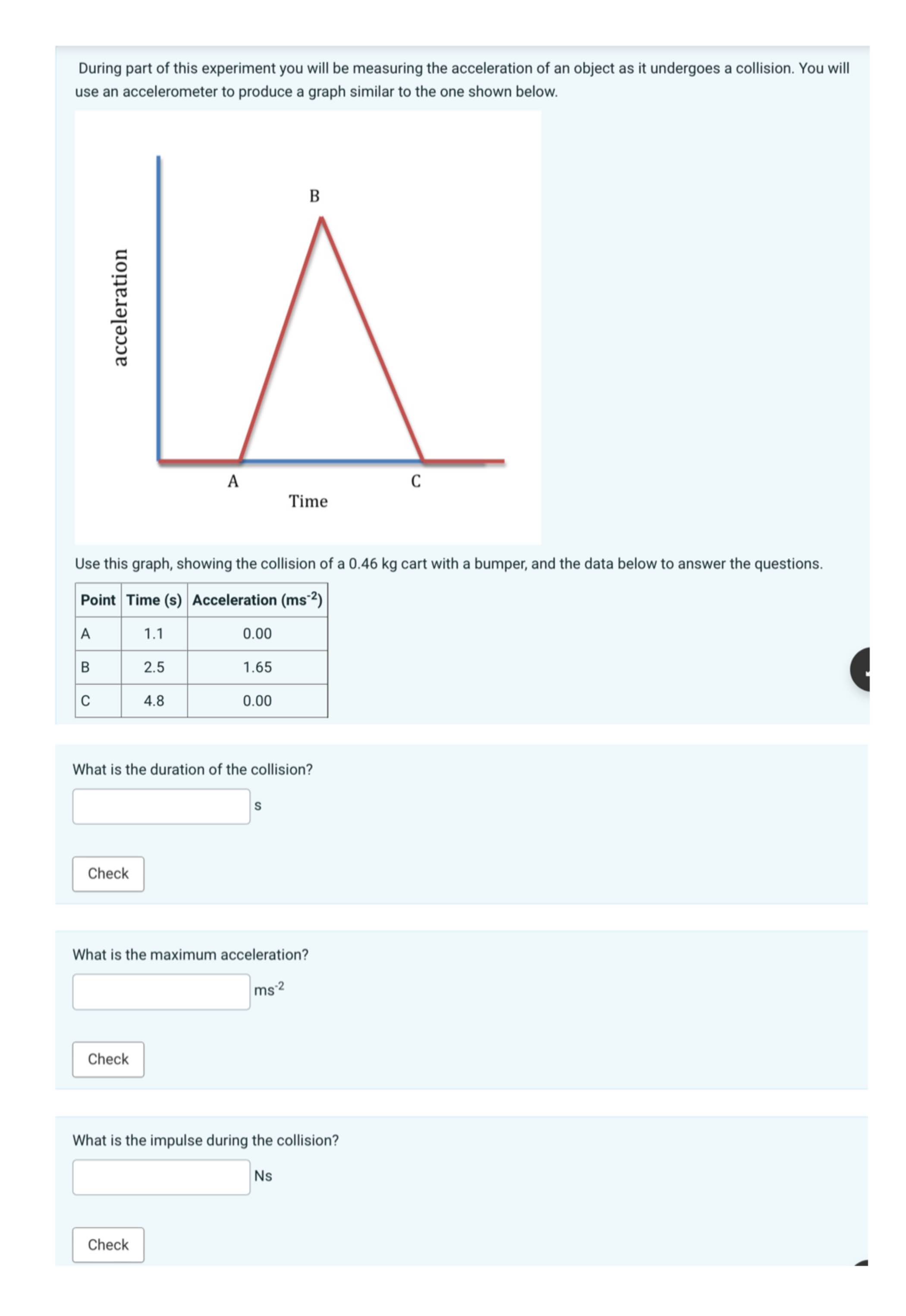 Solved During part of this experiment you will be measuring | Chegg.com