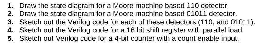 Solved 1. Draw the state diagram for a Moore machine based | Chegg.com