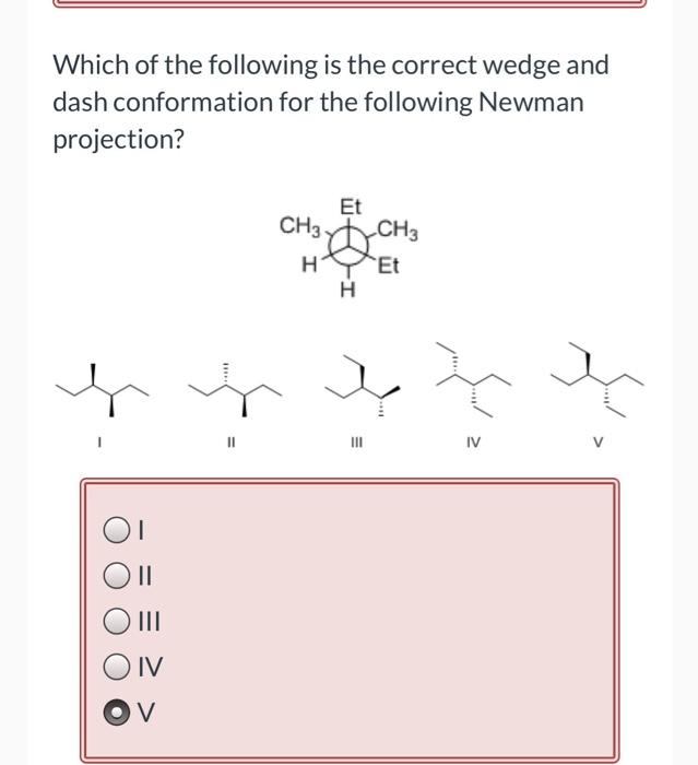 Solved Which of the following is the correct wedge and dash | Chegg.com