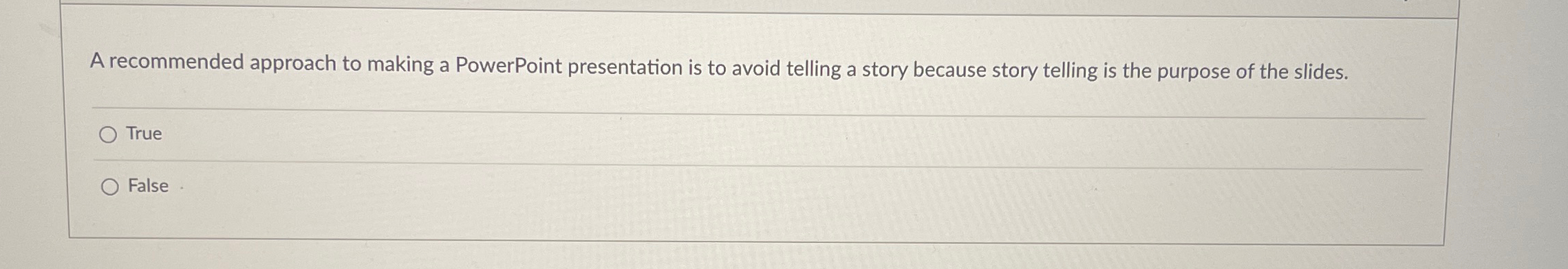 Solved A recommended approach to making a PowerPoint | Chegg.com