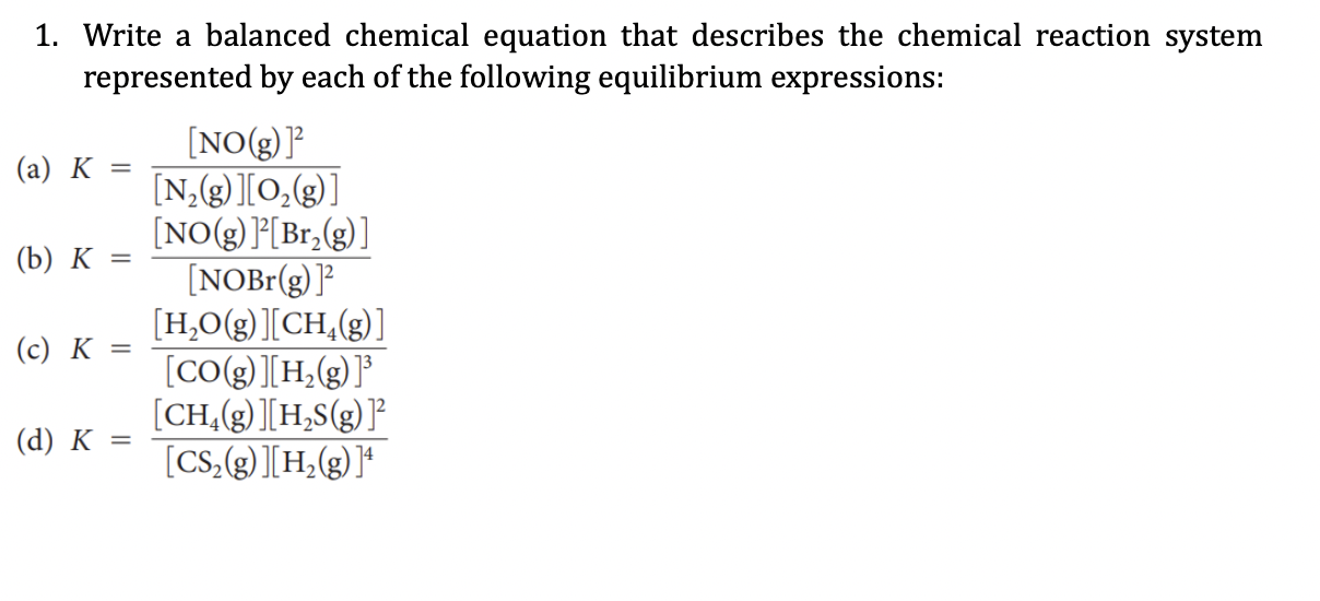 Solved Write a balanced chemical equation that describes the | Chegg.com