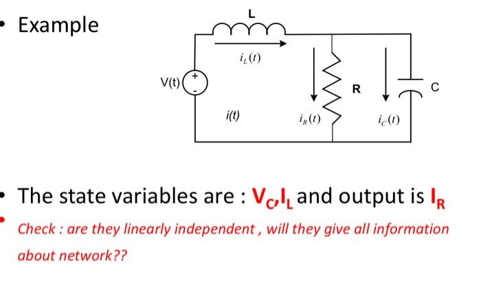 Solved Find The State Space Equation For This Question And