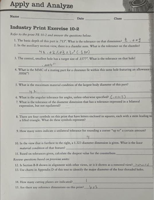 print excercise 10-2 ﻿print reading for industry | Chegg.com