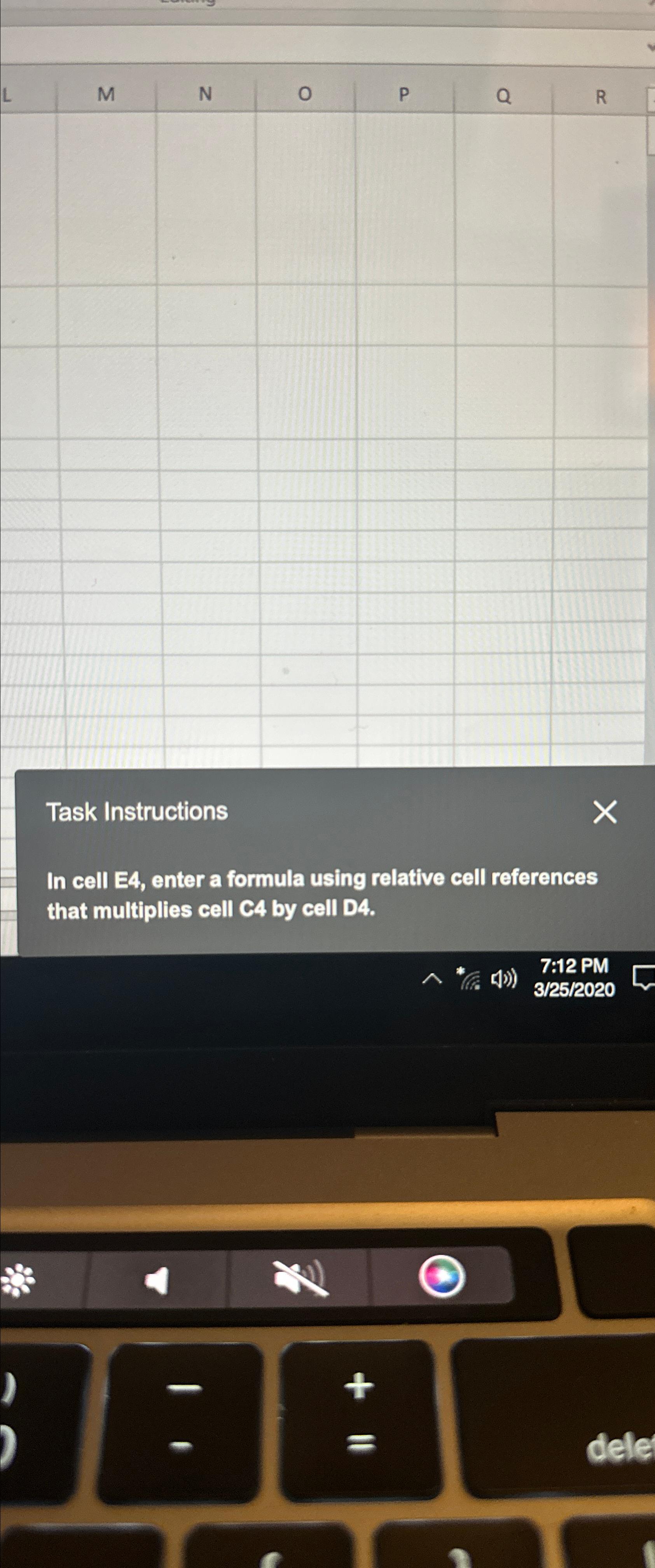 Solved Task InstructionsIn Cell E4 enter A Formula Using Chegg