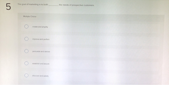 Solved Marketers provide value to the consumer and other | Chegg.com
