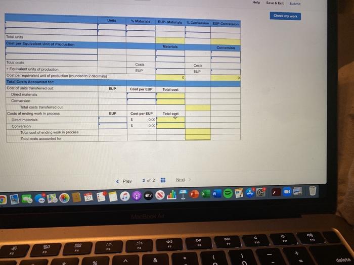 Solved Seved Help Save & Exit Submit Check my work Elliott | Chegg.com