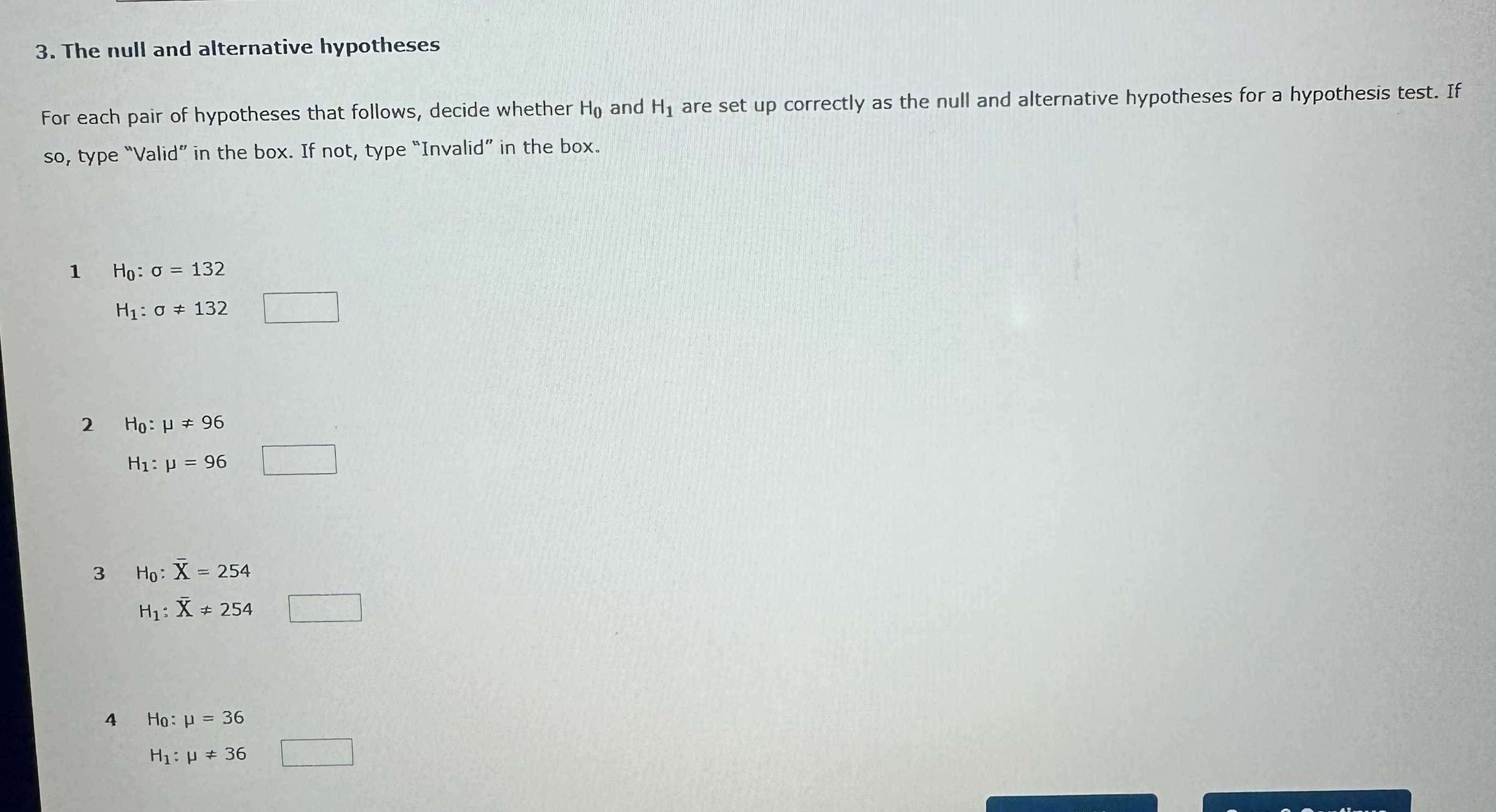 Solved The null and alternative hypothesesFor each pair of | Chegg.com