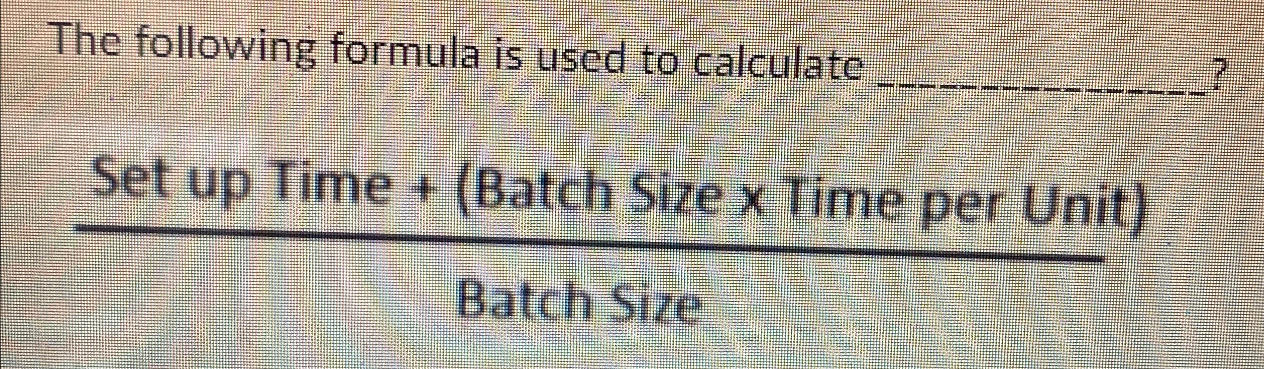 Solved The following formula is used to calculate q, ?Set up | Chegg.com