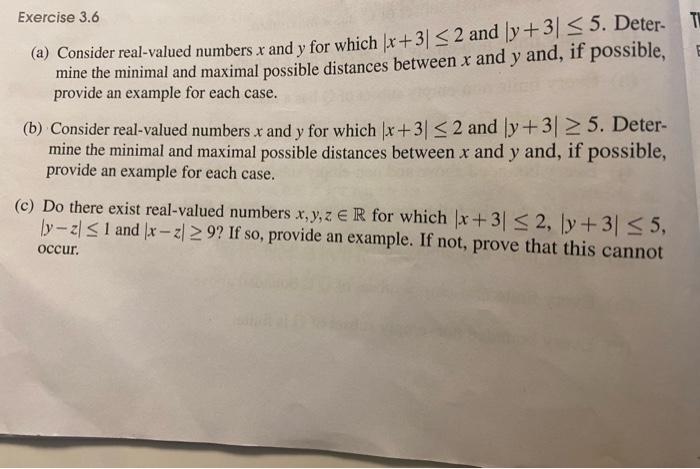 Solved (a) Consider real-valued numbers x and y for which | Chegg.com