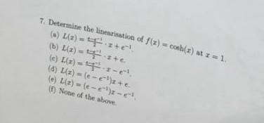 Solved 5. Determine the derivative of f(x)=x2⋅csc(x−1). (a) | Chegg.com