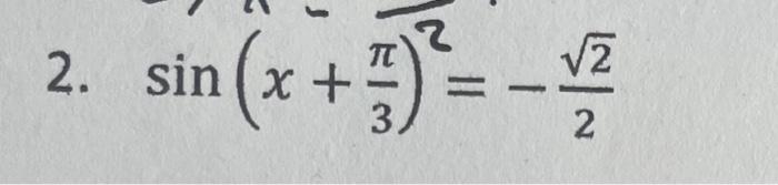 Solved solve the following equation on the interval [0,2pi), | Chegg.com