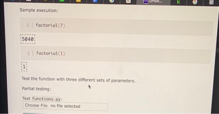 Solved 1. Write and test the following function: 1 def | Chegg.com