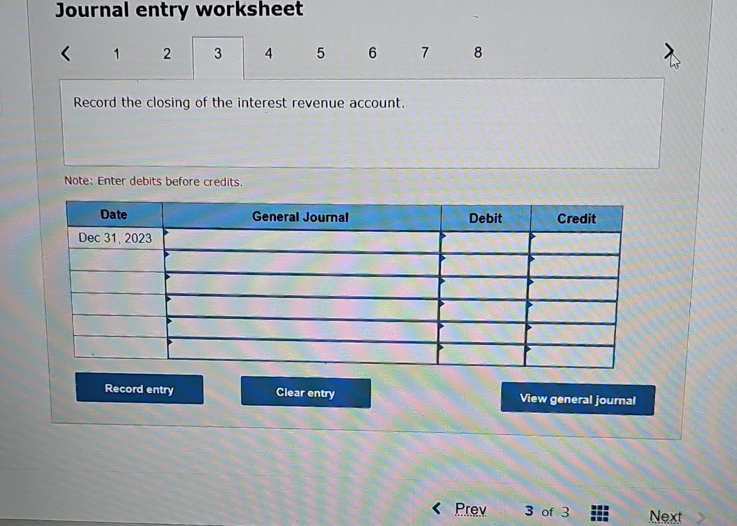 Solved Record the collection of note plus interest. Note: | Chegg.com