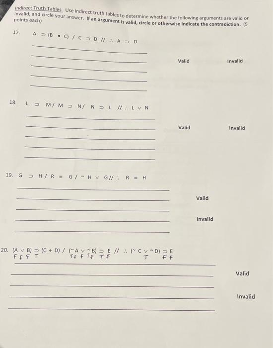 FOR ALL OF THE COMPLETE TRUTH TABLE PROBLEMS (\#1 - | Chegg.com