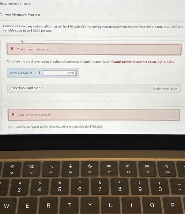 Solved Show Attempt History Current Attempt in Progress D | Chegg.com