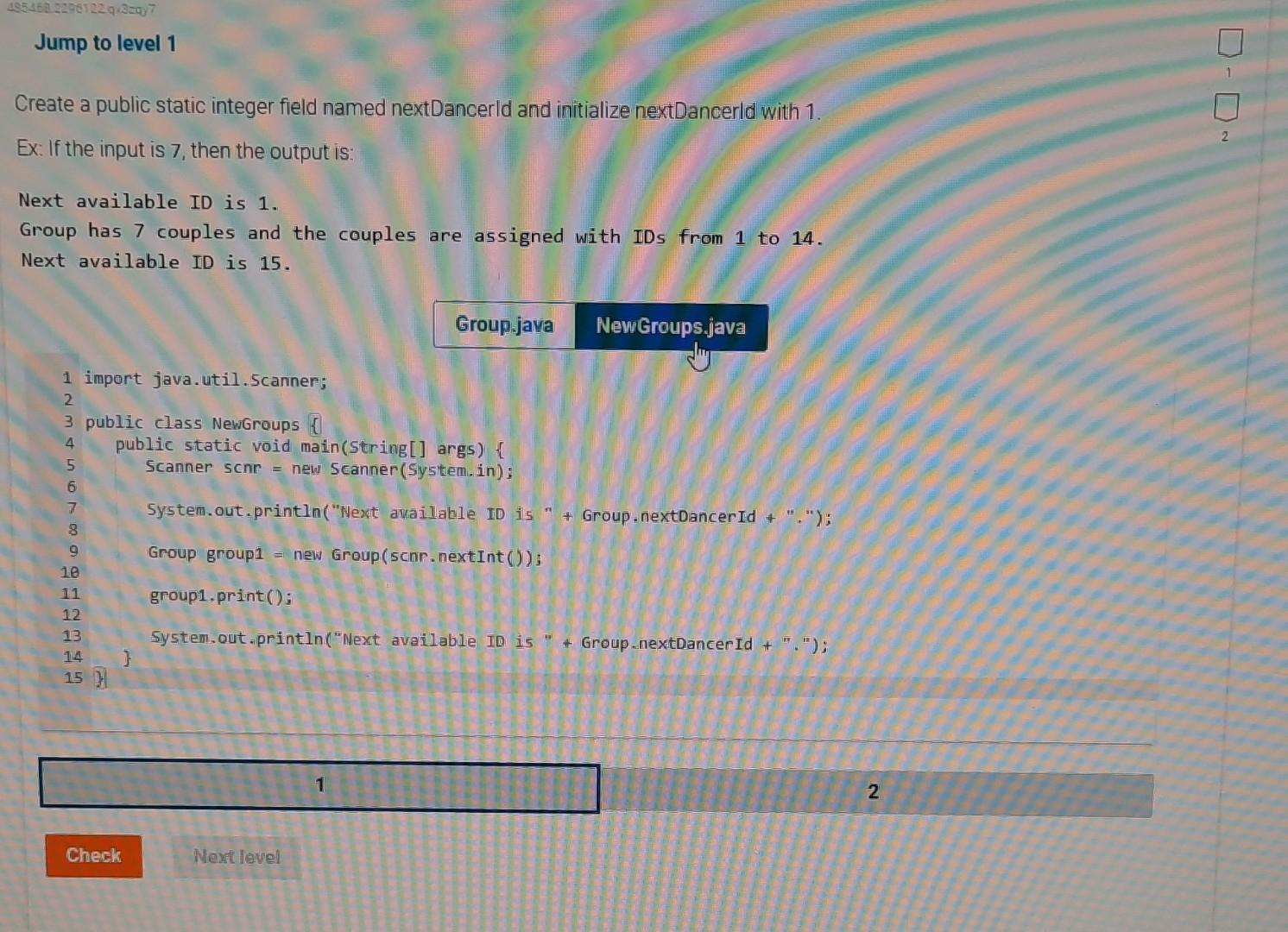 Solved CHALLENGE 111.2 Static fields and | Chegg.com