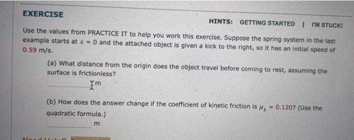 Solved EXERCISE HINTS: GETTING STARTED I I'M STUCKI Use the | Chegg.com