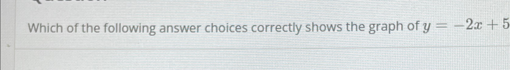 Solved Which of the following answer choices correctly shows | Chegg.com