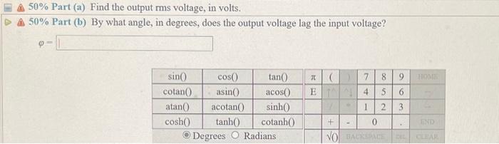 Solved (13\%) Problem 4: An RL low-pass filter is shown in | Chegg.com
