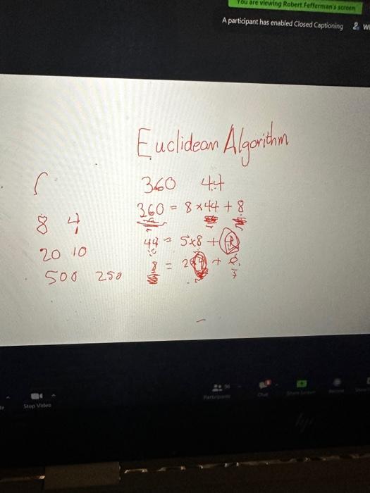 Solved Homework \#8 Find the ged of 816 and 2907 in two | Chegg.com