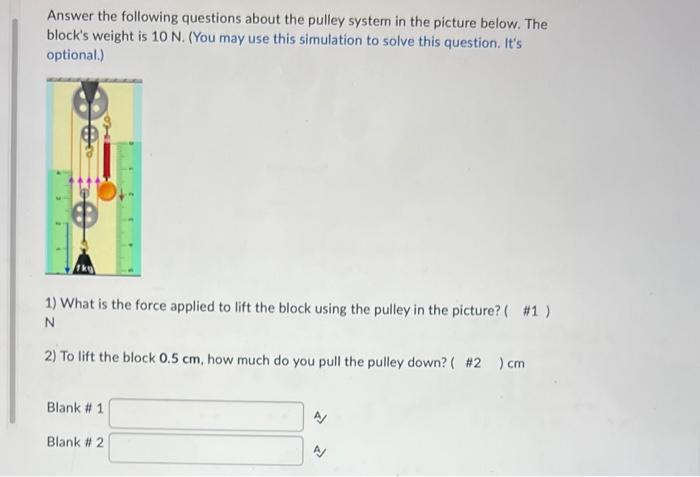 Solved Answer the following questions about the pulley | Chegg.com